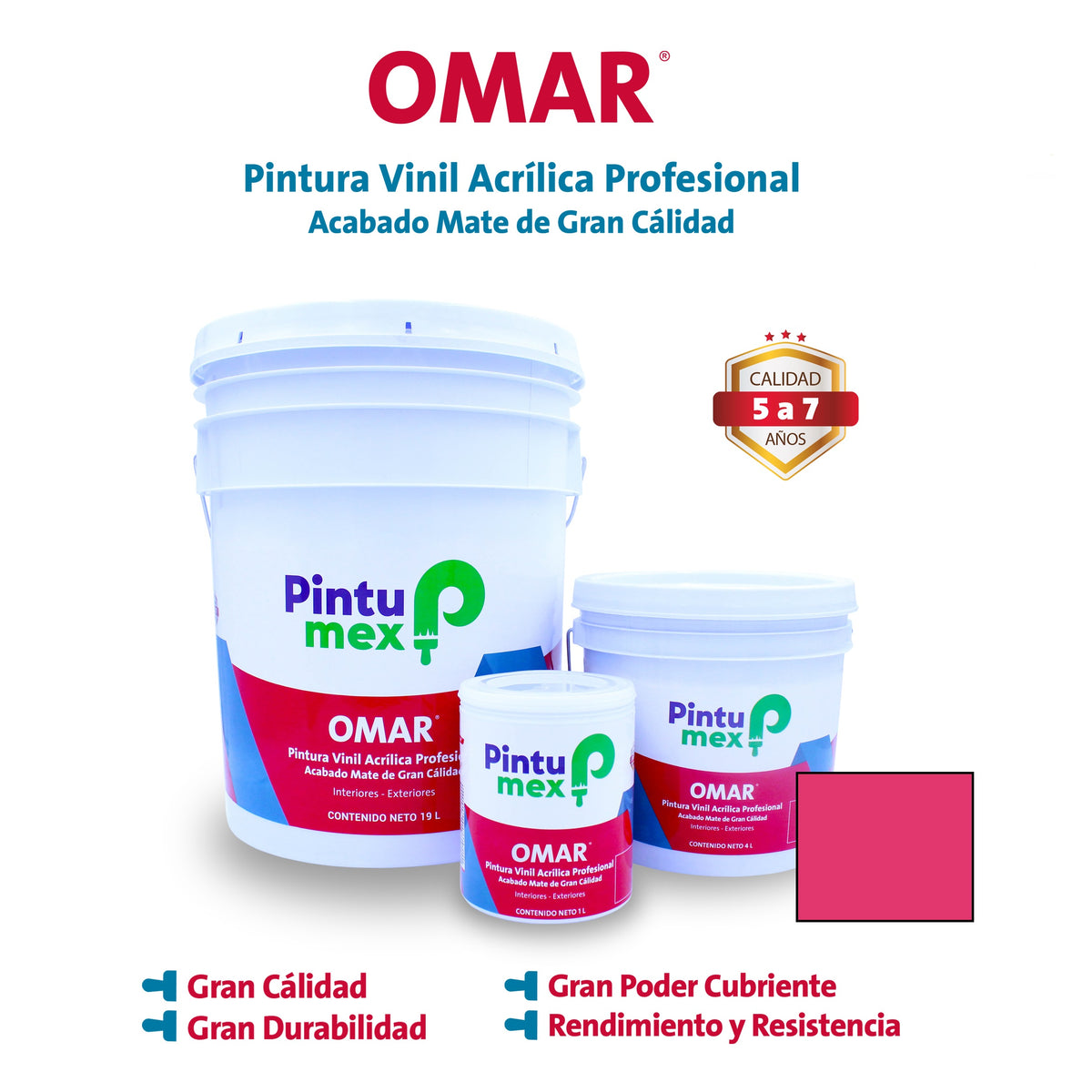 OMAR ROSA MEXICANO BOTE 500ML – El Crucero Ferreterías