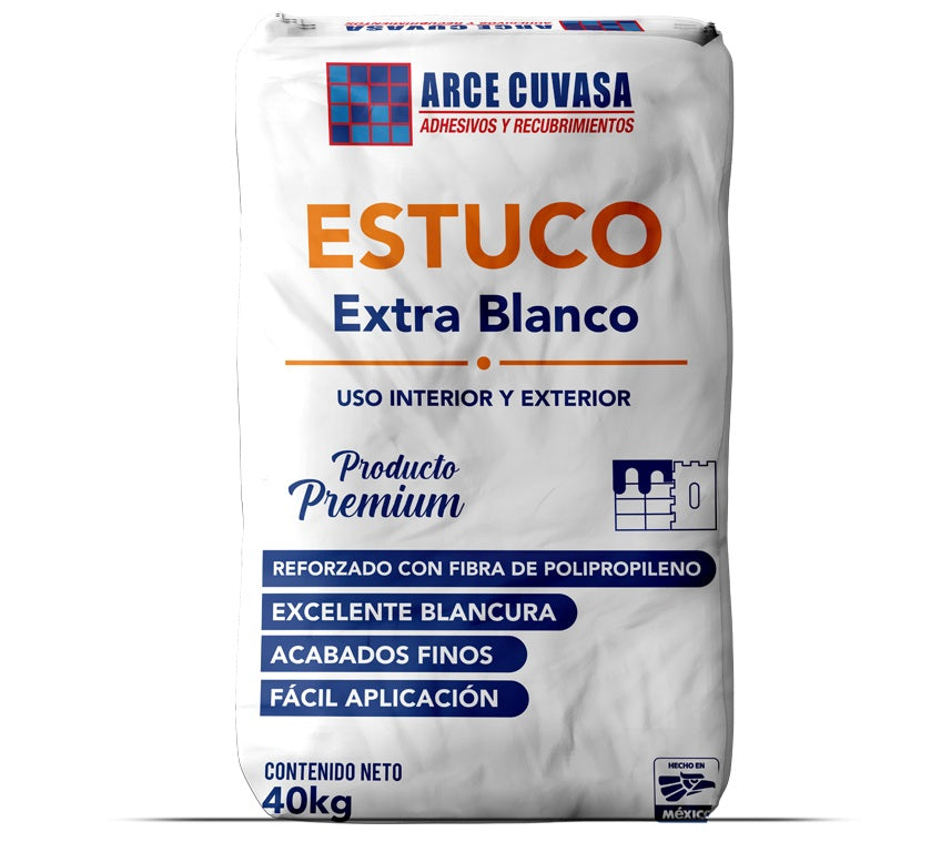ESTUCO CUVASA PREMIUM EXTRA BLANCO 20KG – EL CRUCERO DE TEHUACAN S DE ...