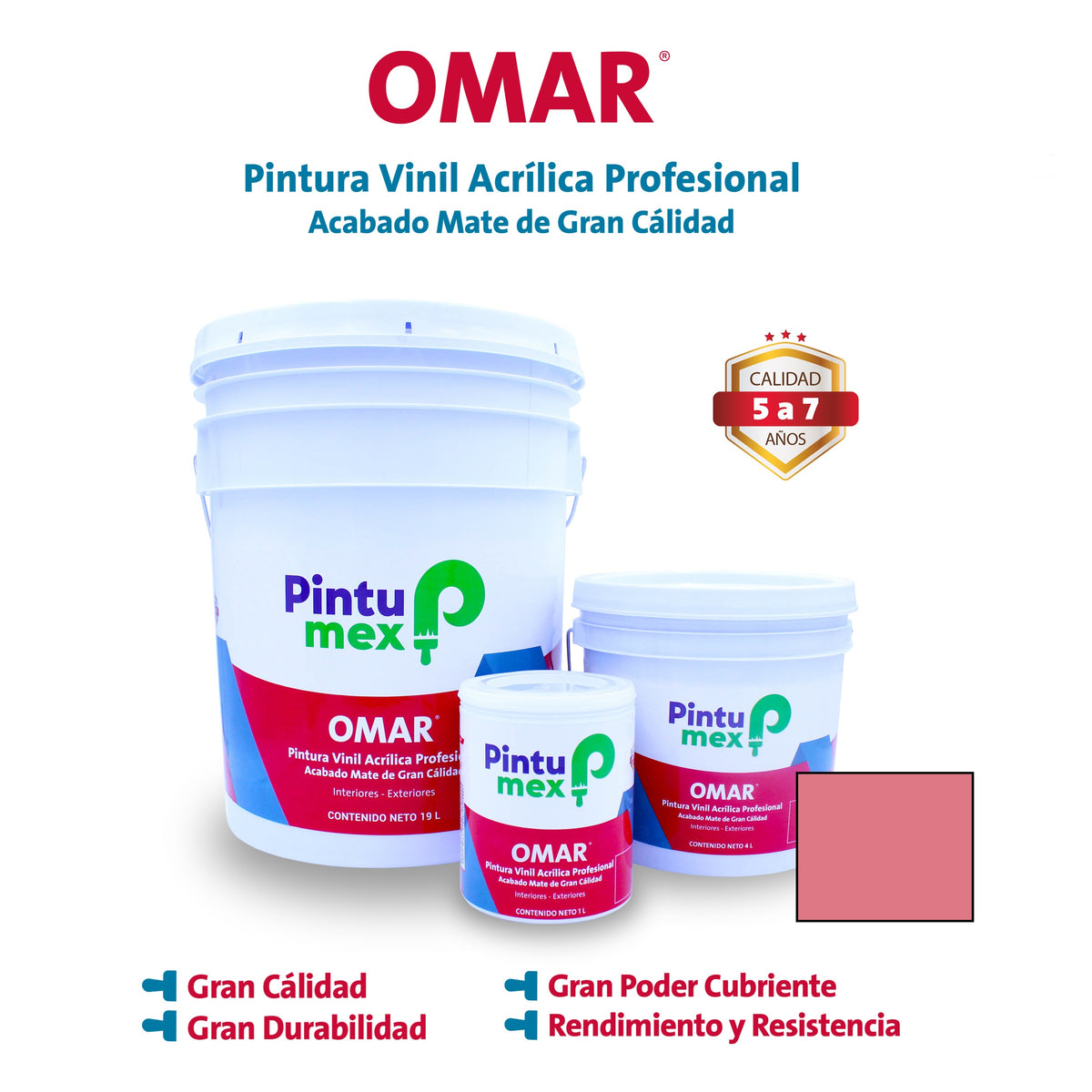 OMAR ROSA CANDY BOTE 500ML – El Crucero Ferreterías